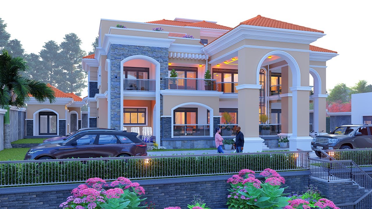 Project 24 : 6-Bedroom Beautiful Stored Residential House Design! [21mx23m] plot [100ftx144ft].