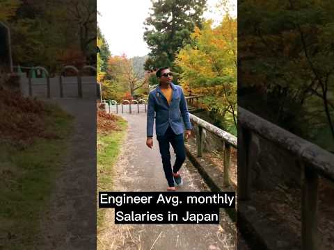 Engineer average monthly salary in Japan 2023