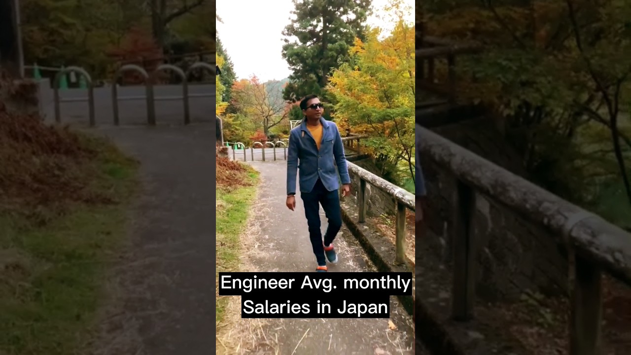 Engineer average monthly salary in Japan 2023