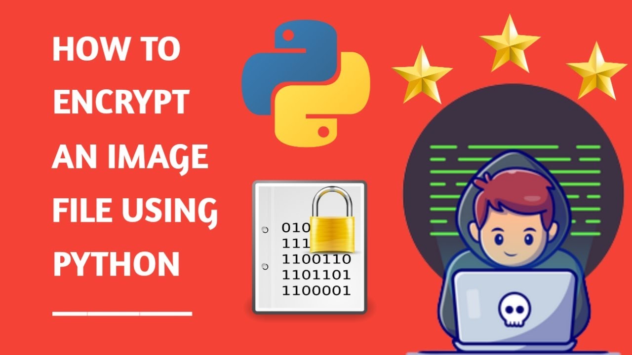 How to encrypt and decrypt image using python | How to encrypt any image file using Python