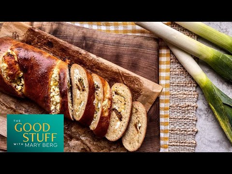 Mary's Recipe of the Day: Leek and Sausage Stromboli | The Good Stuff with Mary Berg