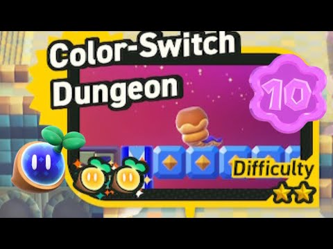 Super Mario Bros Wonder Color-Switch Dungeon