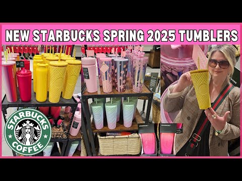 STARBUCKS COFFEE | NEW SPRING 2025 TUMBLERS | NEW FLOORSET | STORE WALK THRU