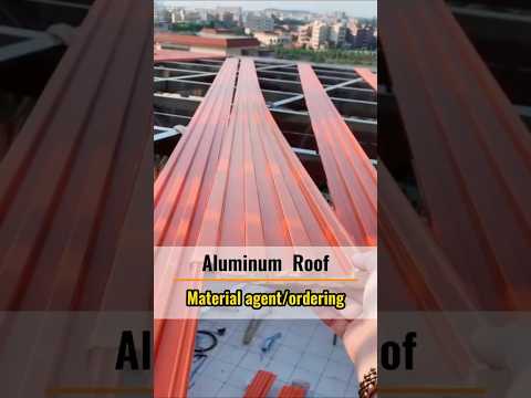 New roofing materials can save you two-thirds of the budget #aluminum #aluminumroof #metalroof