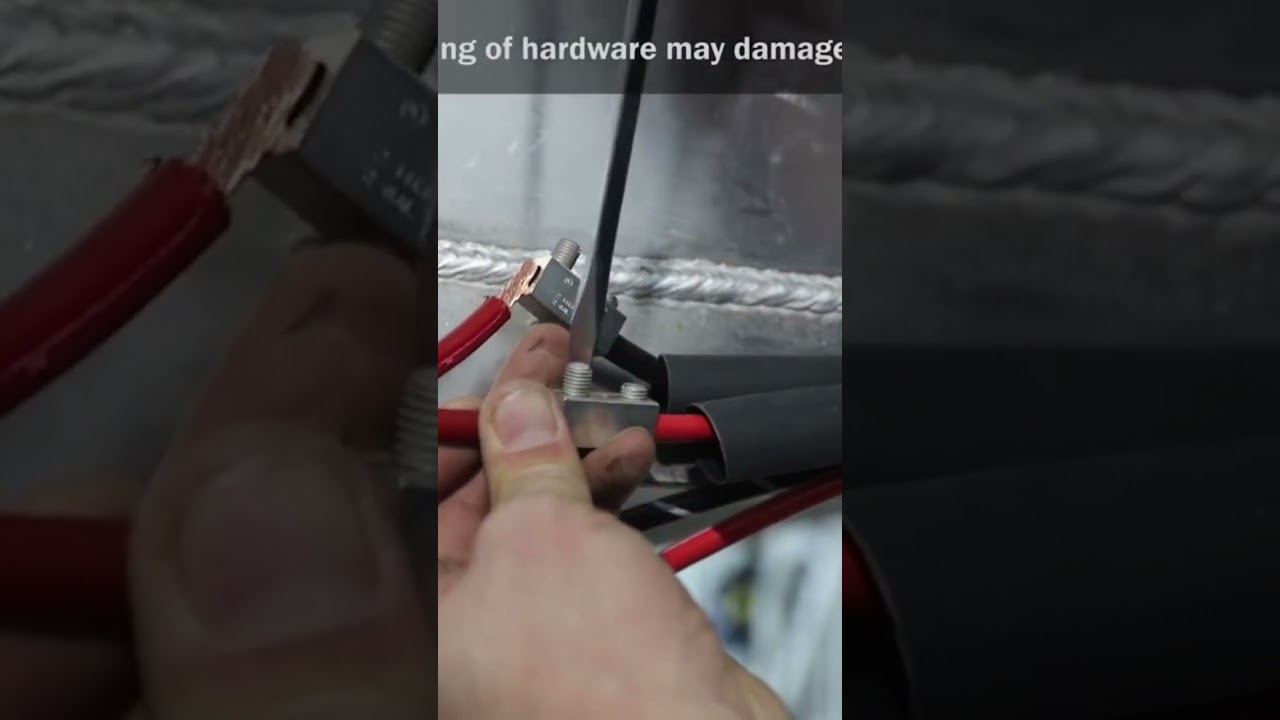 Heavy Gauge Wire Splice - No Need to Solder #shorts
