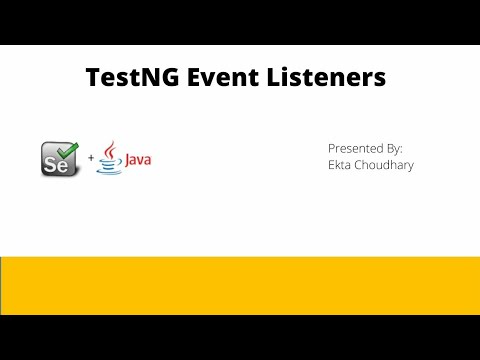 Implement TestNG Listeners in Selenium WebDriver