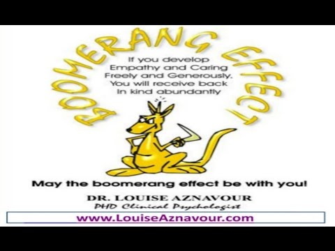 = BOOMERANG EFFECT = by Solution Oriented Coaching = Montreal - Canada