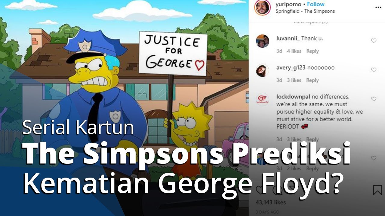 Beredar Gambar Serial Kartun The Simpsons Memprediksi Kematian George ...