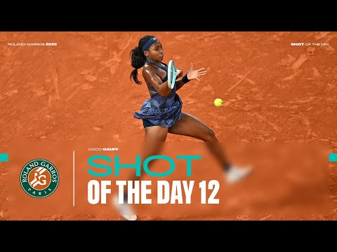 Shot of the day #12 Coco Gauff | Roland-Garros 2025