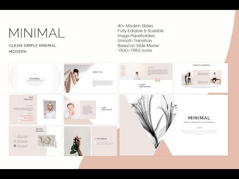 Clean Simple Modern Minimal Presentation Template for PowerPoint & Google Slides