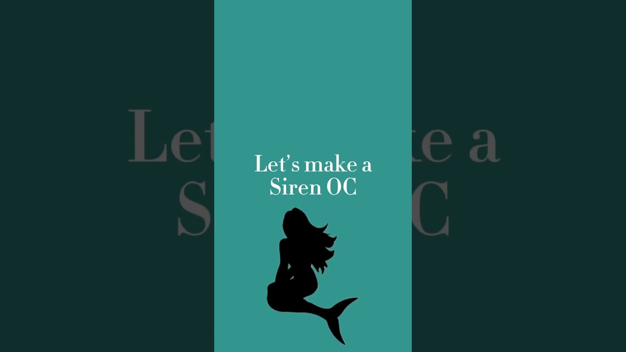 Let’s make a Siren OC #gacha #oc #siren #queenaryana #shorts