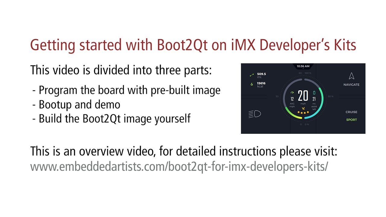 Getting started with Boot2Qt for iMX Developer's Kits