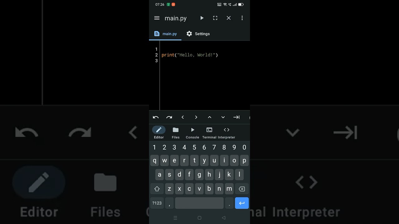 Best app for for coding python in Android.
