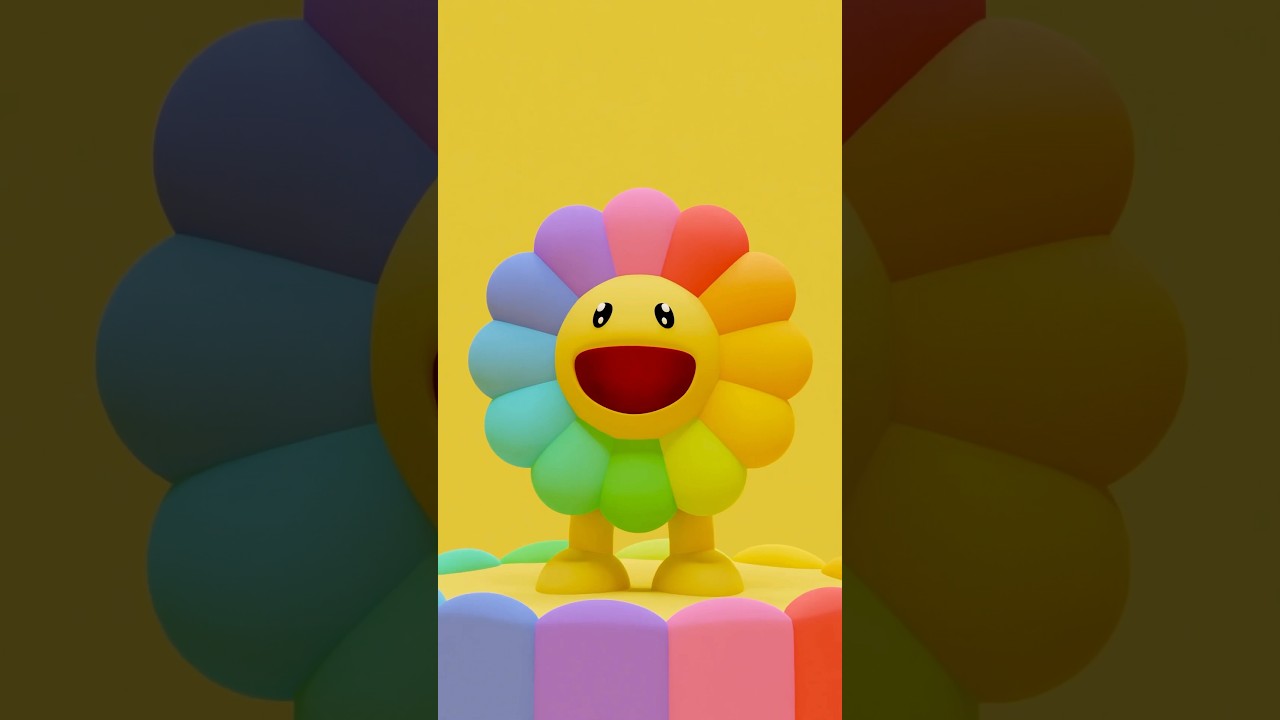 We turned the murakami flower into a toy concept!