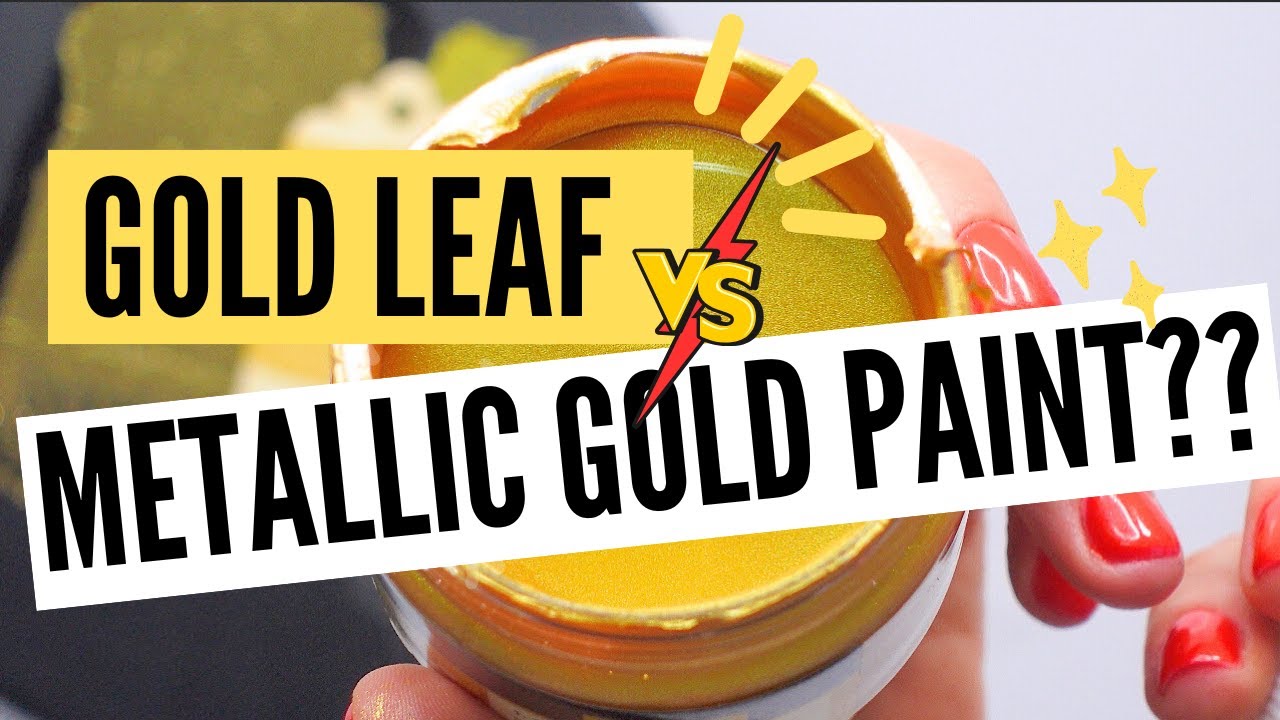 DOES THIS GOLD PAINT LOOK LIKE GOLD LEAF?