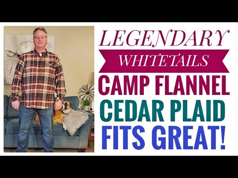 I LOVE Legendary Whitetails Men's Buck Camp Flannel Shirt Cedar Wood Review