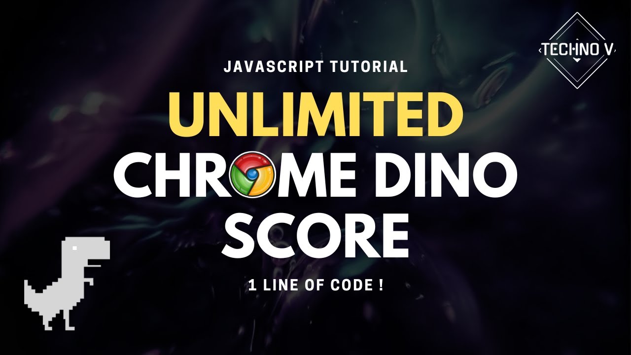 JavaScript Tutorial - Getting An Unlimited Score On The Chrome Dino Game