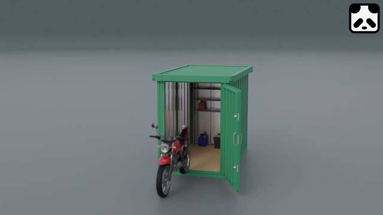 Xpanda Bikestore the flatpacked storage container