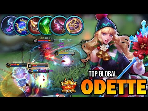 ODETTE BEST BUILD 2022 | TOP GLOBAL ODETTE GAMEPLAY | MOBILE LEGENDSβ