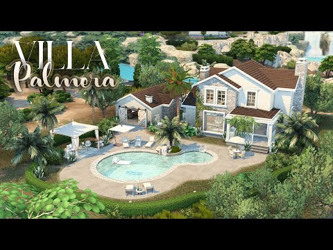 VILLA PALMERA [NO CC] | 3 Bdr + 3 Bth A Dreamy Summer Home | The Sims 4: Speed Build