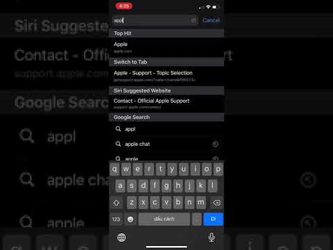 Chat với apple support