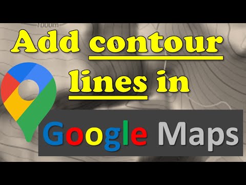 Contour Lines / Relief features in Google Maps