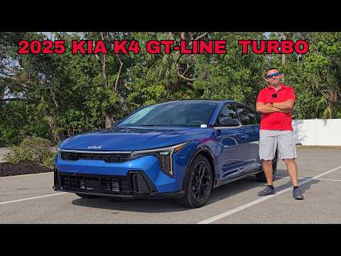 Is 2025 Kia K4 GT Line Turbo best sporty compact sedan? Review and drive.