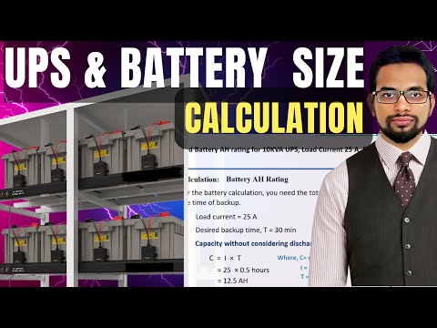 UPS and Battery size calculation | UPS Redundancy