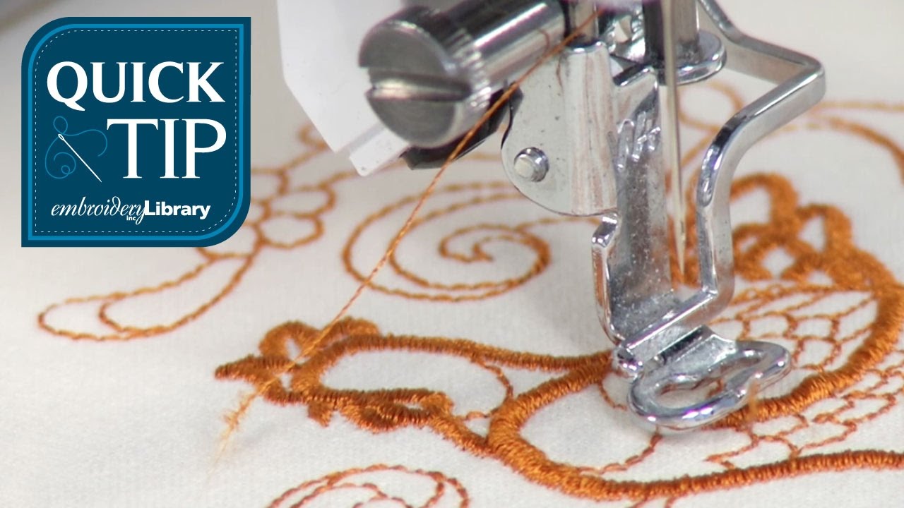 Quick Tip: How to Avoid Thread Breaks