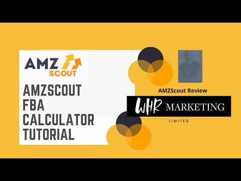AMZScout FBA Calculator Tutorial - Amazon FBA Seller Fees