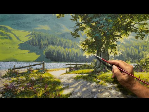 "Mountain Peace" Acrylic painting. Artist - Viktor Yushkevich. #208