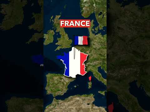 Did You Know That France... 🤔 🇫🇷 #shorts #geography #maps #france