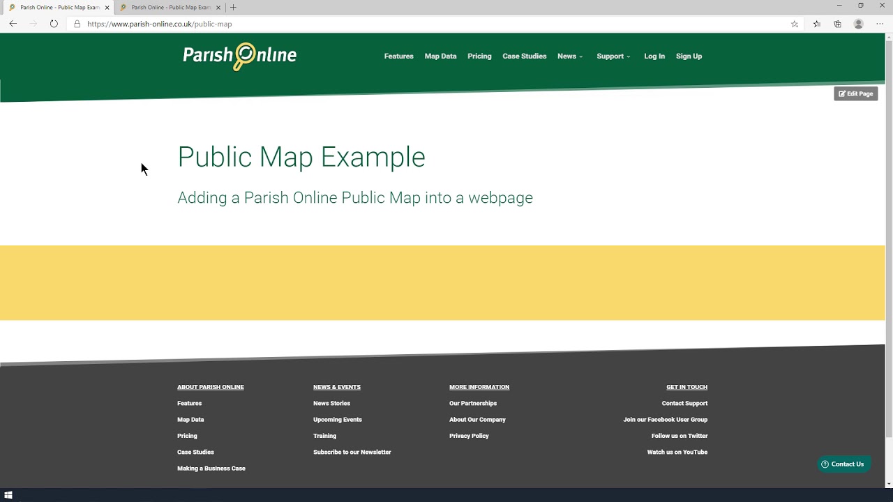 Public Map Tutorial