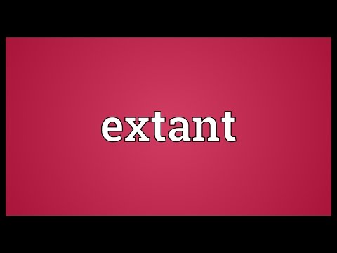 Extant Meaning