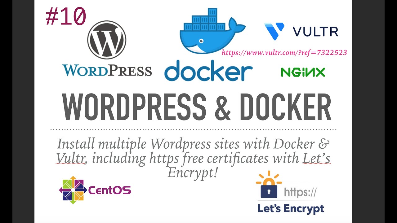 Deploy multiple Wordpress sites with Docker | #10 | Install a Wordpress website with Docker!