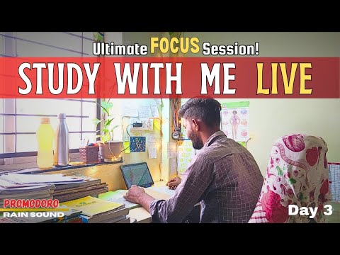🎯 Live Study With Me | NEET 2026 & MHT CET Preparation | Focused Pomodoro Session 📚