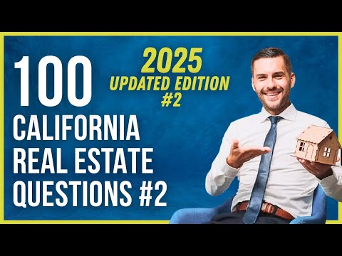 California Real Estate Exam 2 2025 (100 Questions with Explained Answers)