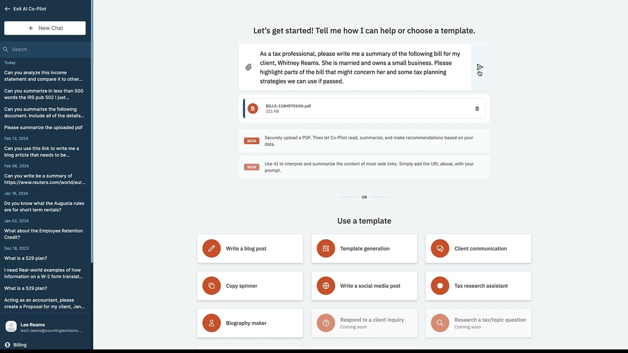 AI Co-Pilot PDF Upload Tool
