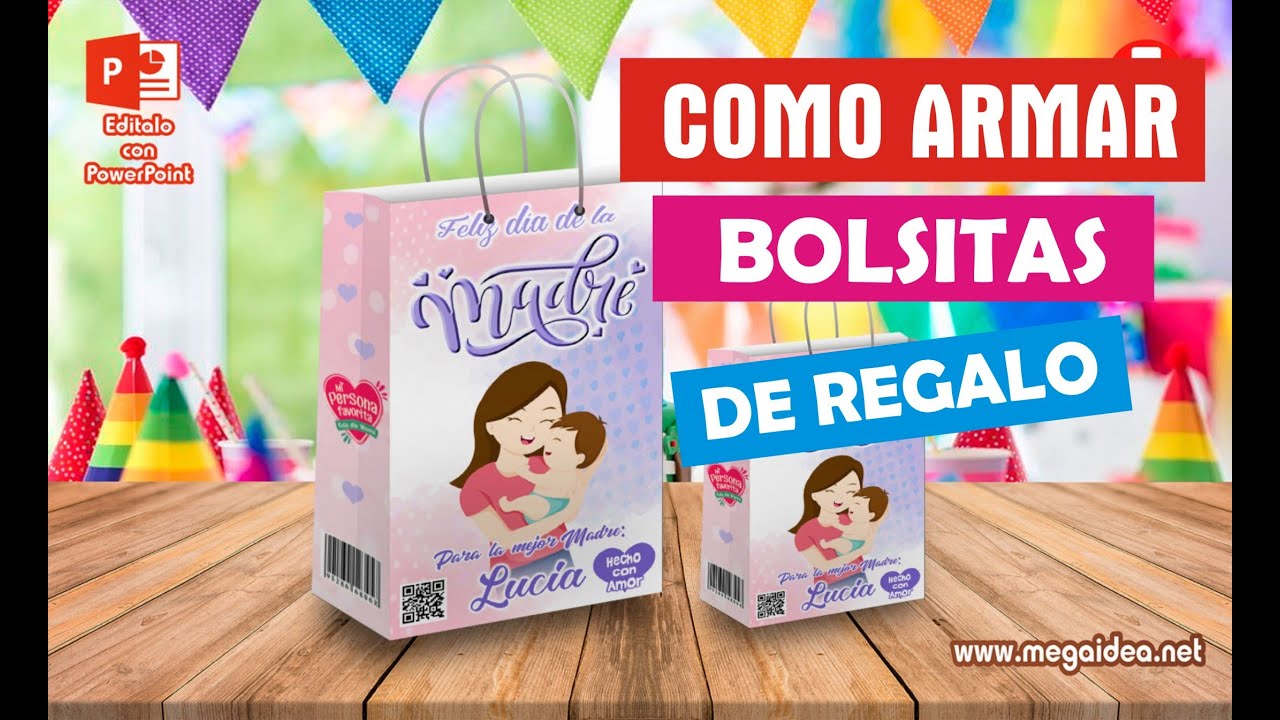 Como Armar Bolsitas de Regalo dia de la Madre