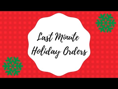 Last Minute Holiday Orders FB Ad | PetalsStemsDFW