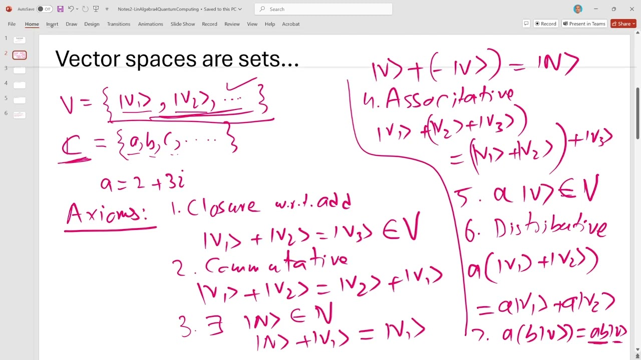 2 - Introduction to Linear Algebra for Quantum Computing