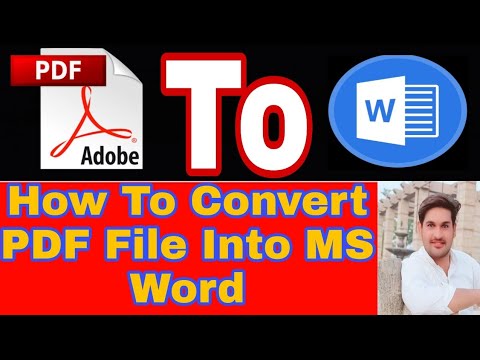 How To Convert PDF To Word In Urdu