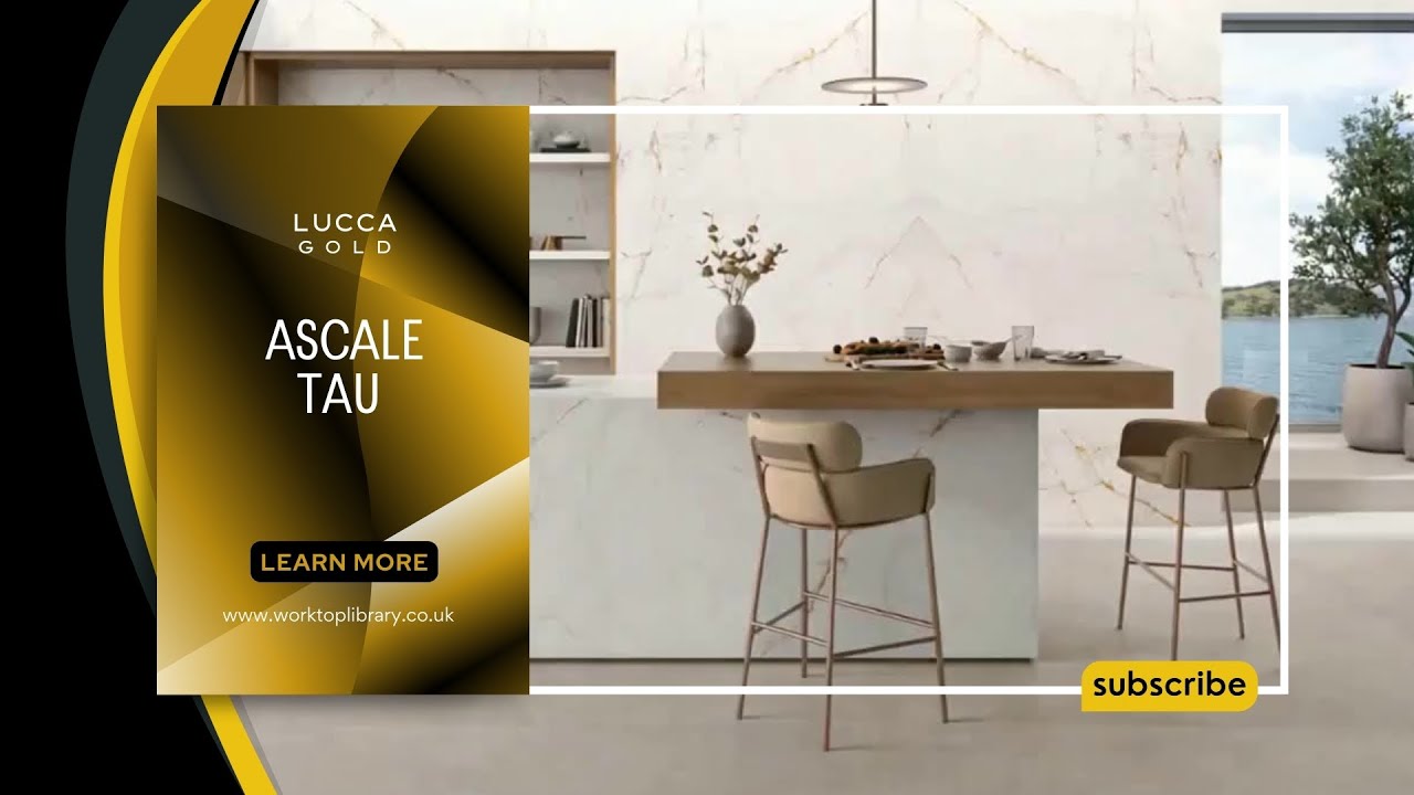 Ascale Lucca Gold: This Stunning Gold Marble Porcelain Will Make Your Kitchen GLOW