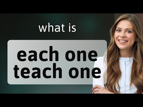 Unlocking the Power of Learning: "Each One Teach One" Explained