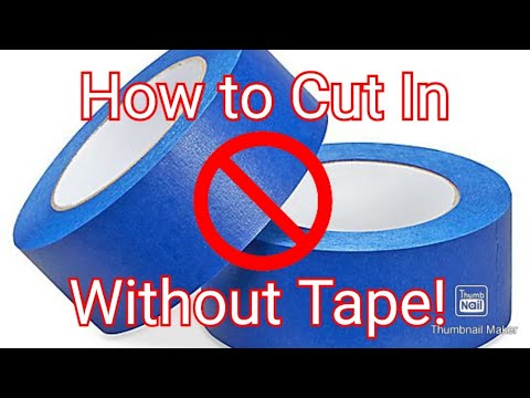 Painting: How to Cut In Paint without Tape!