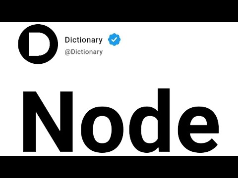 Node Meaning In English