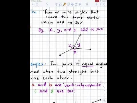 Language and notation of angles