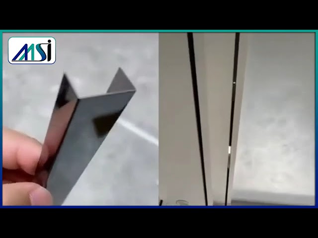 PVD Coated Profiles - Stainless Steel T Beading Profile for Inlay ...