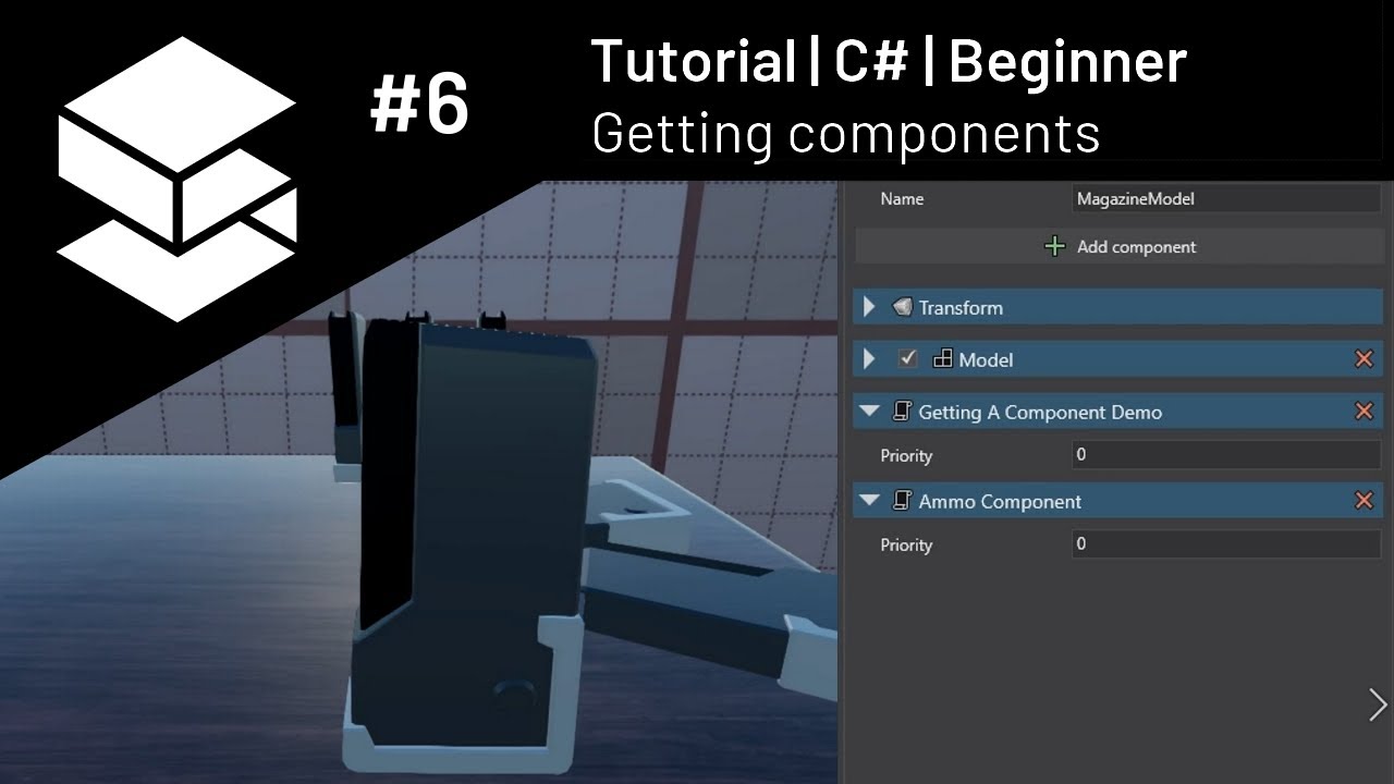 Stride tutorial | C# beginner #6 | Getting components