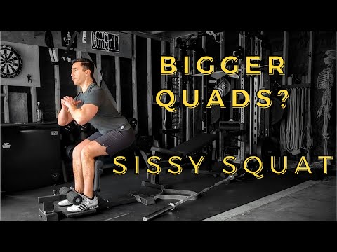 Sissy Squat For Bigger Quads